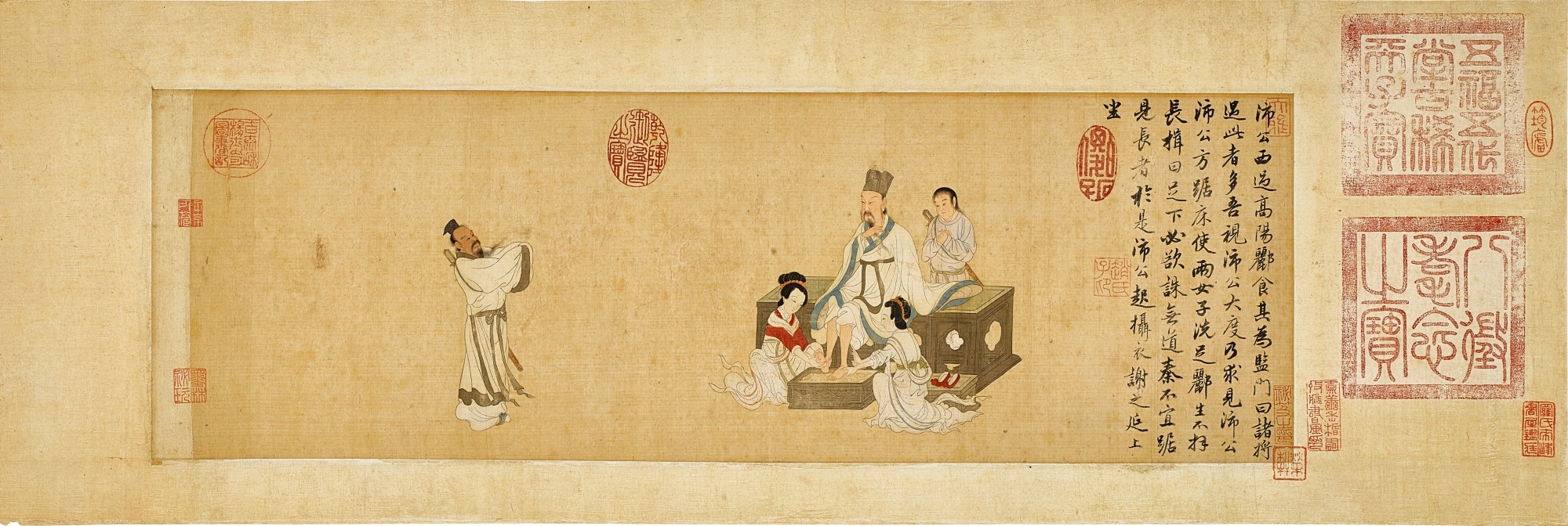 Zhao Mengfu | Liu Bang meeting Lisheng | MutualArt