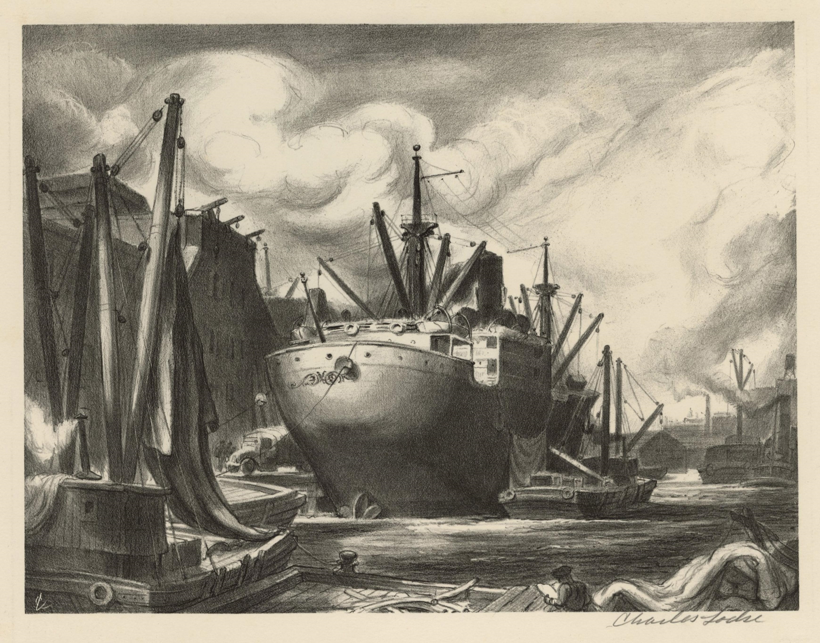 Charles Wheeler Locke | Tramp Steamer (1939) | MutualArt