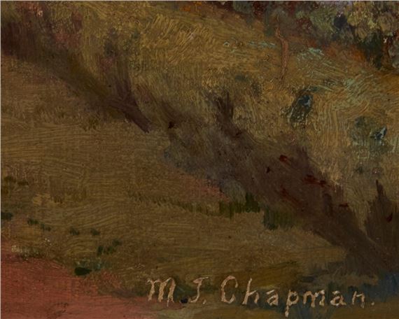 Minerva Chapman | Path leading to a house; Vase of flowers, 1910 (1910 ...