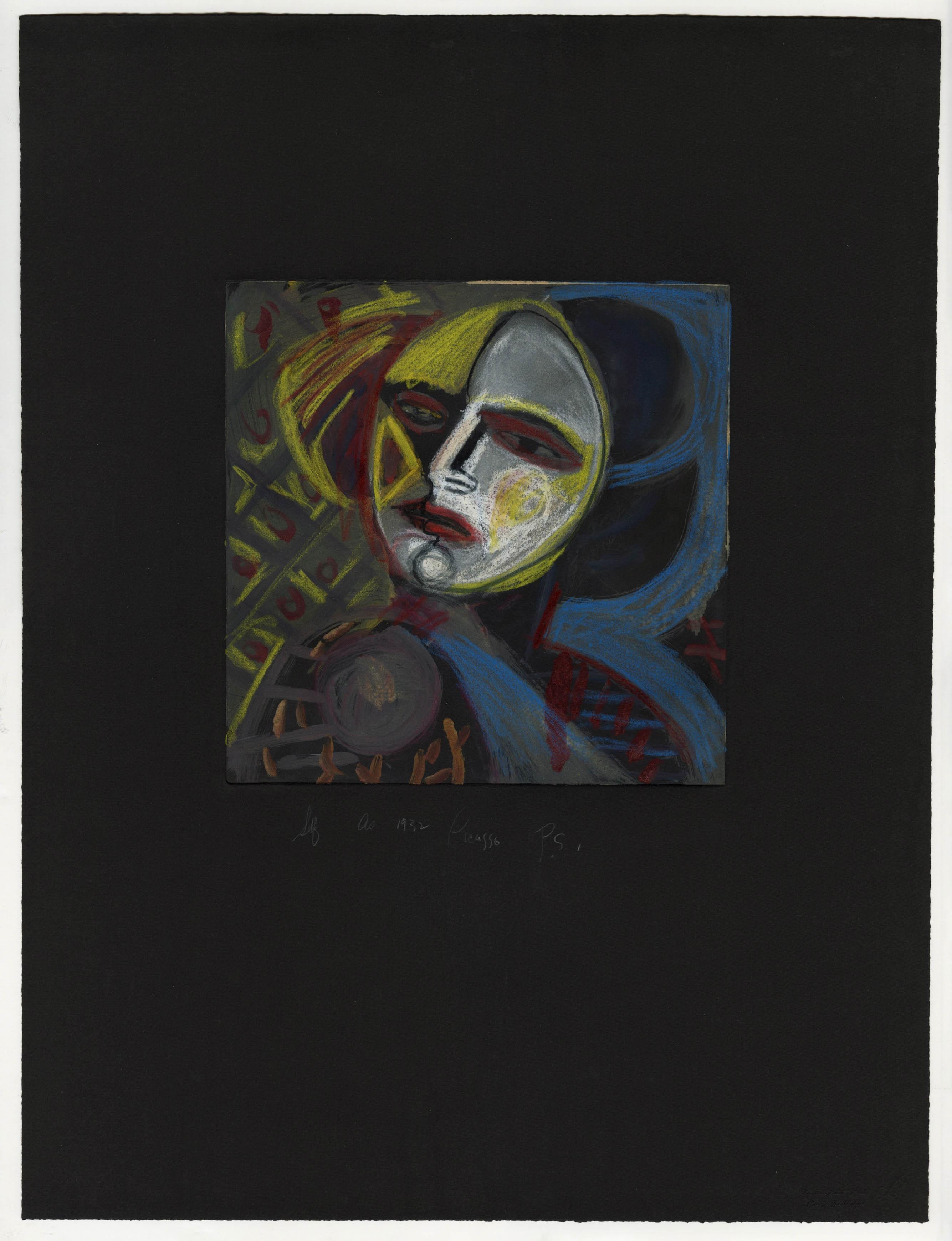 Pat Steir | Self as 1932 Picasso (1982) | MutualArt