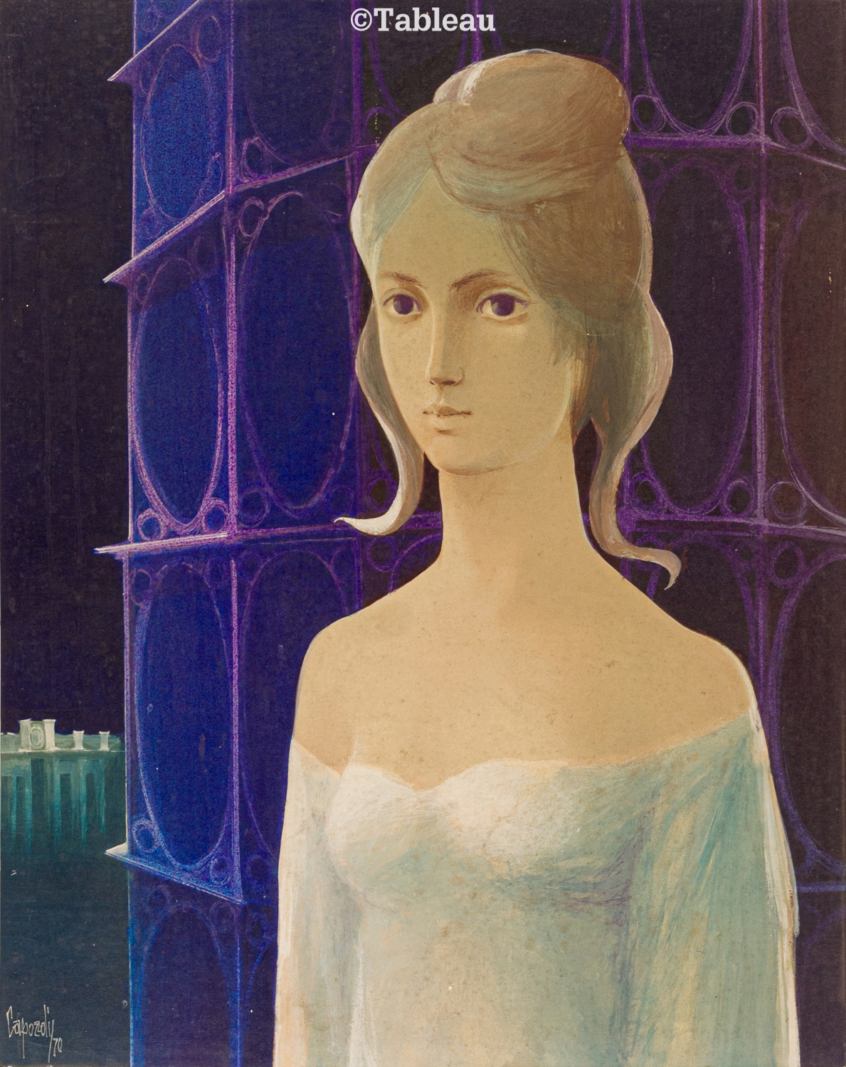 Glauco Capozzoli | Moça (1970) | MutualArt