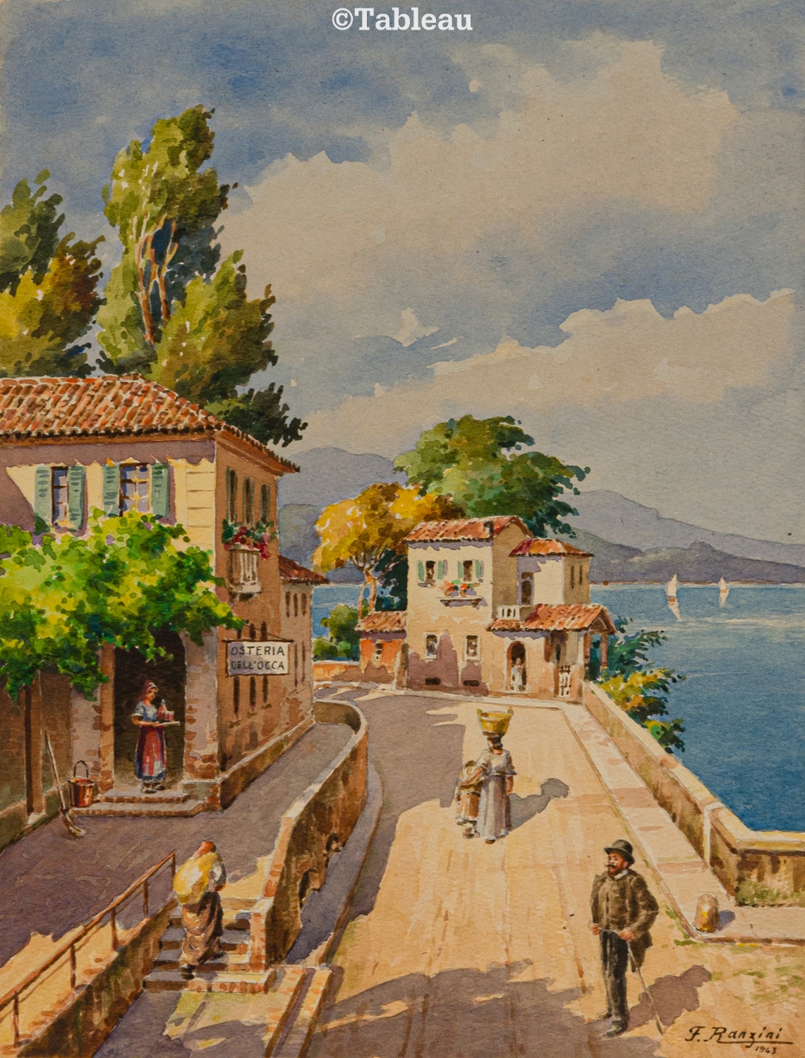 Felisberto Ranzini | Paisagem (1943) | MutualArt