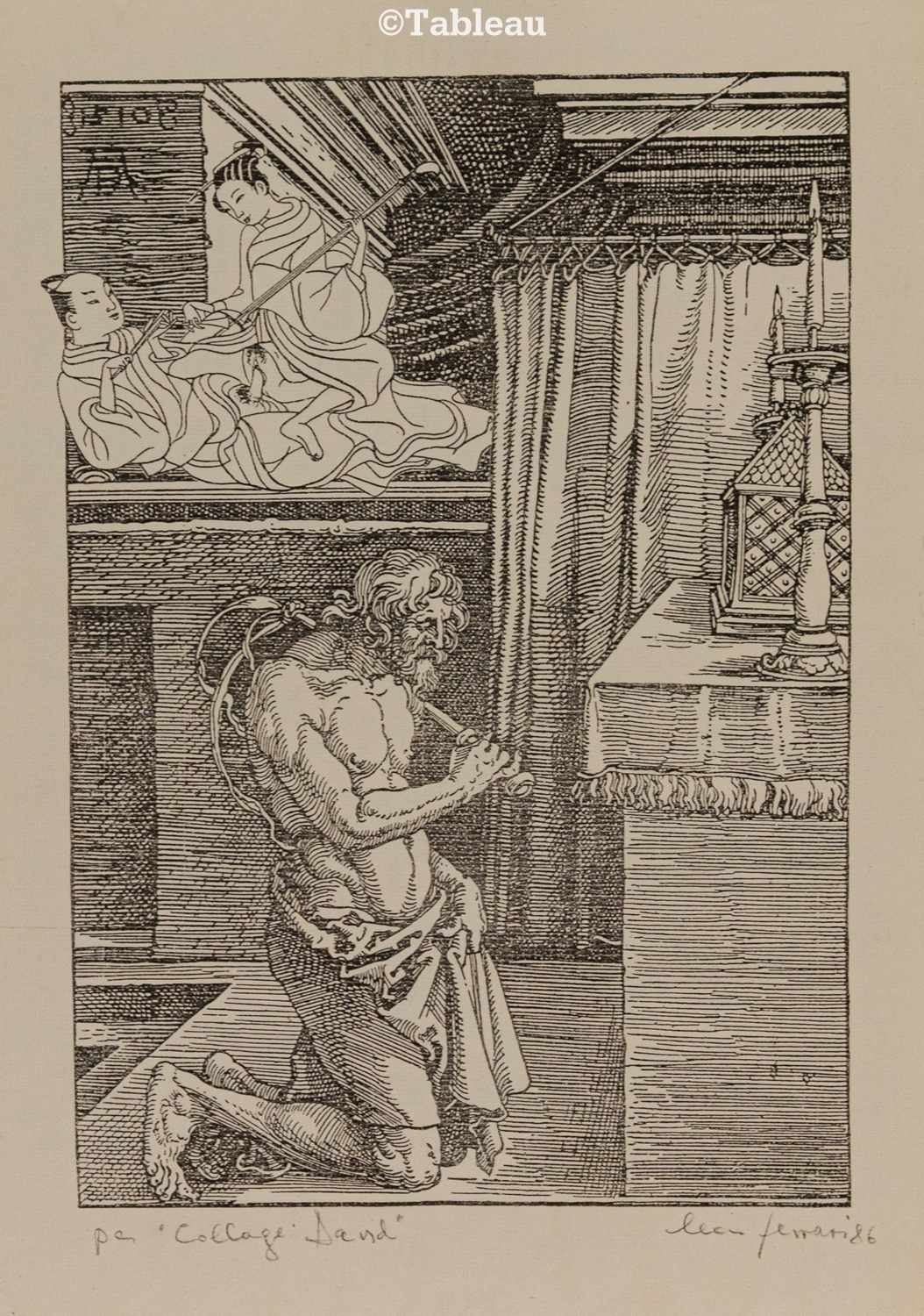 León Ferrari | Collage David (1986) | MutualArt