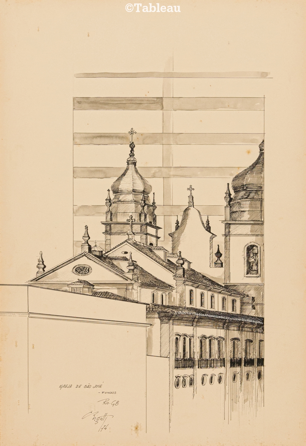 Carlos Rigotti | Igreja de São José (1974) | MutualArt