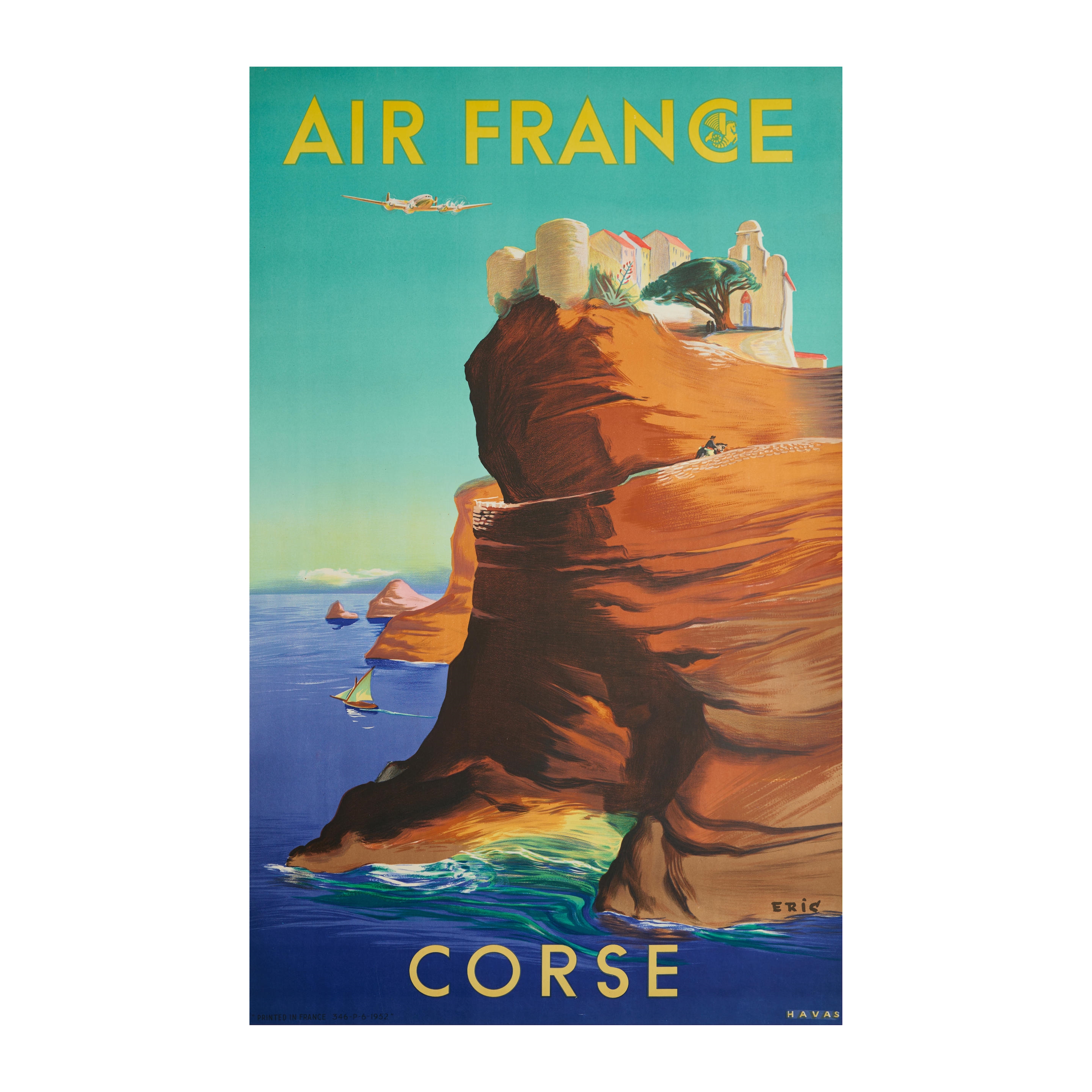 Raoul Eric Castel | AIR FRANCE, CORSE (1949) | MutualArt