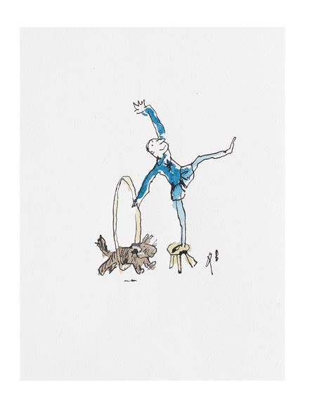 Quentin Blake | Performing Dog No.1 (unframed) (2023) | MutualArt