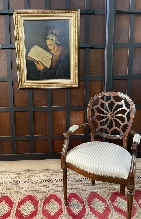 Gerrit Dou | AFTER LECTIANA GERRIT DOU OLD WOMAN READING | MutualArt