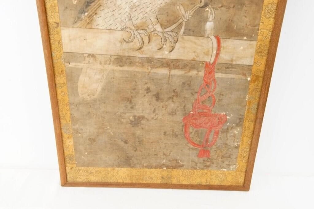 Japanese School | Antique Japanese painting of a Raptor | MutualArt