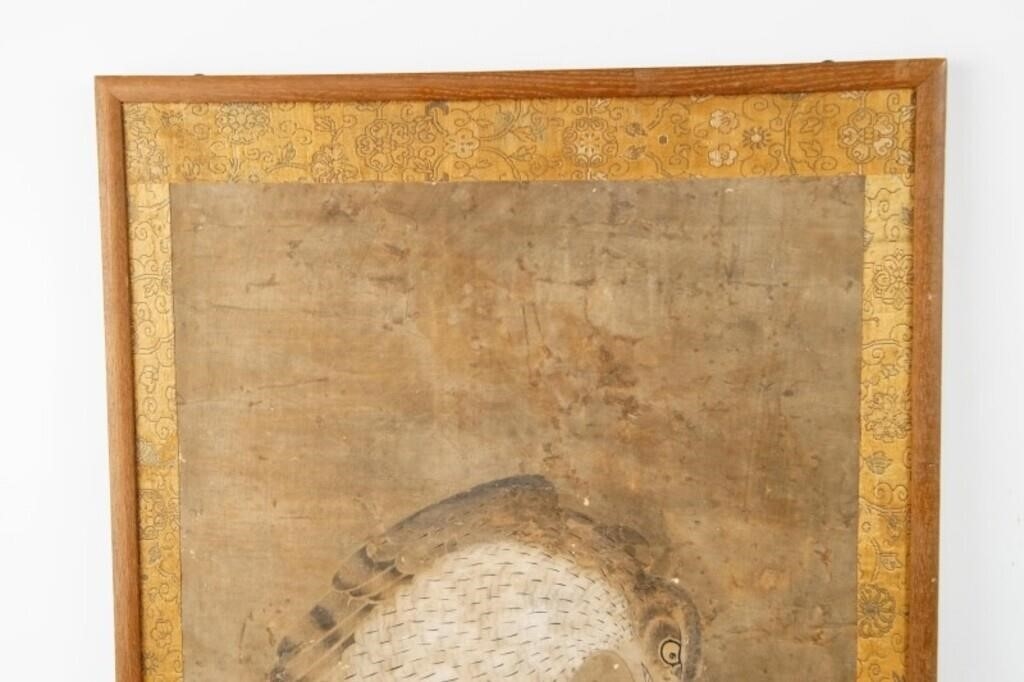 Japanese School | Antique Japanese painting of a Raptor | MutualArt