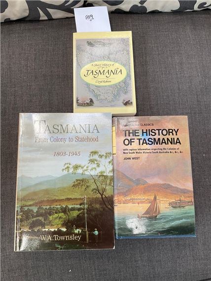 John West | 3 BOOKS ON TASMANIAN HISTORY INCL JOHN WEST HISTORY OF ...