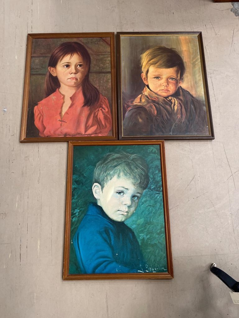 Giovanni Bragolin | SET OF 3 GIOVANNI BRAGOLIN PRINTS - CRYING BOYS ...