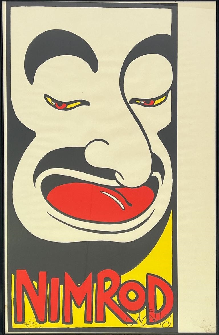 Martin Sharp | MARTIN SHARP LTD EDN SCREENPRINT - NIMROD - SIGNED IN ...