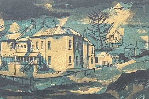 Kenneth Jack | KENNETH JACK HAND COLOURED LITHOGRAPH - LA PEROUSE NSW ...