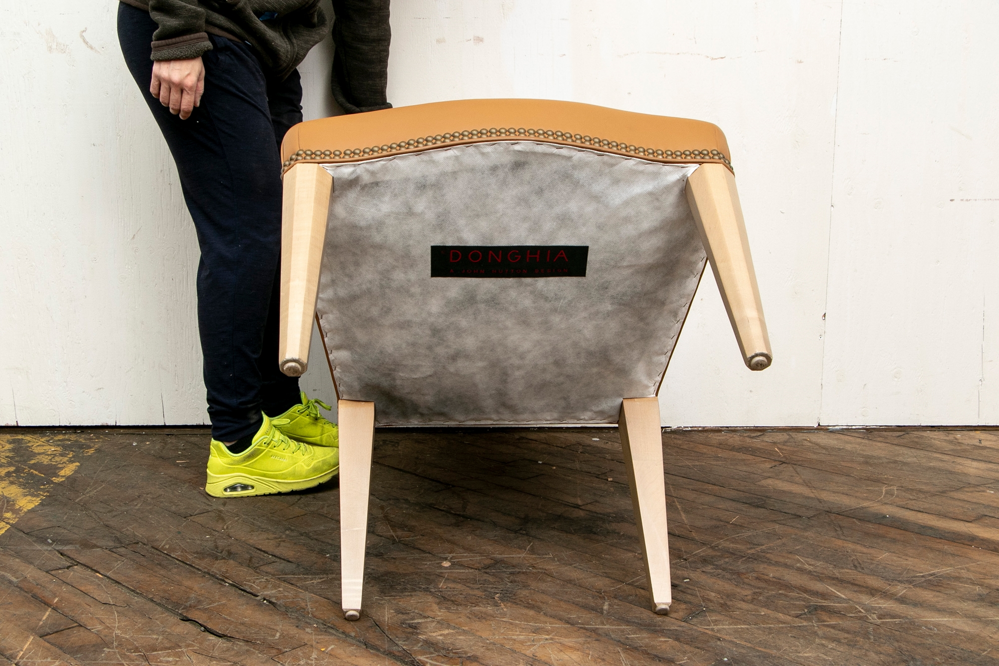 John Campbell Hutton | Set Of 10 Donghia DiLorenzo Leather Dining ...