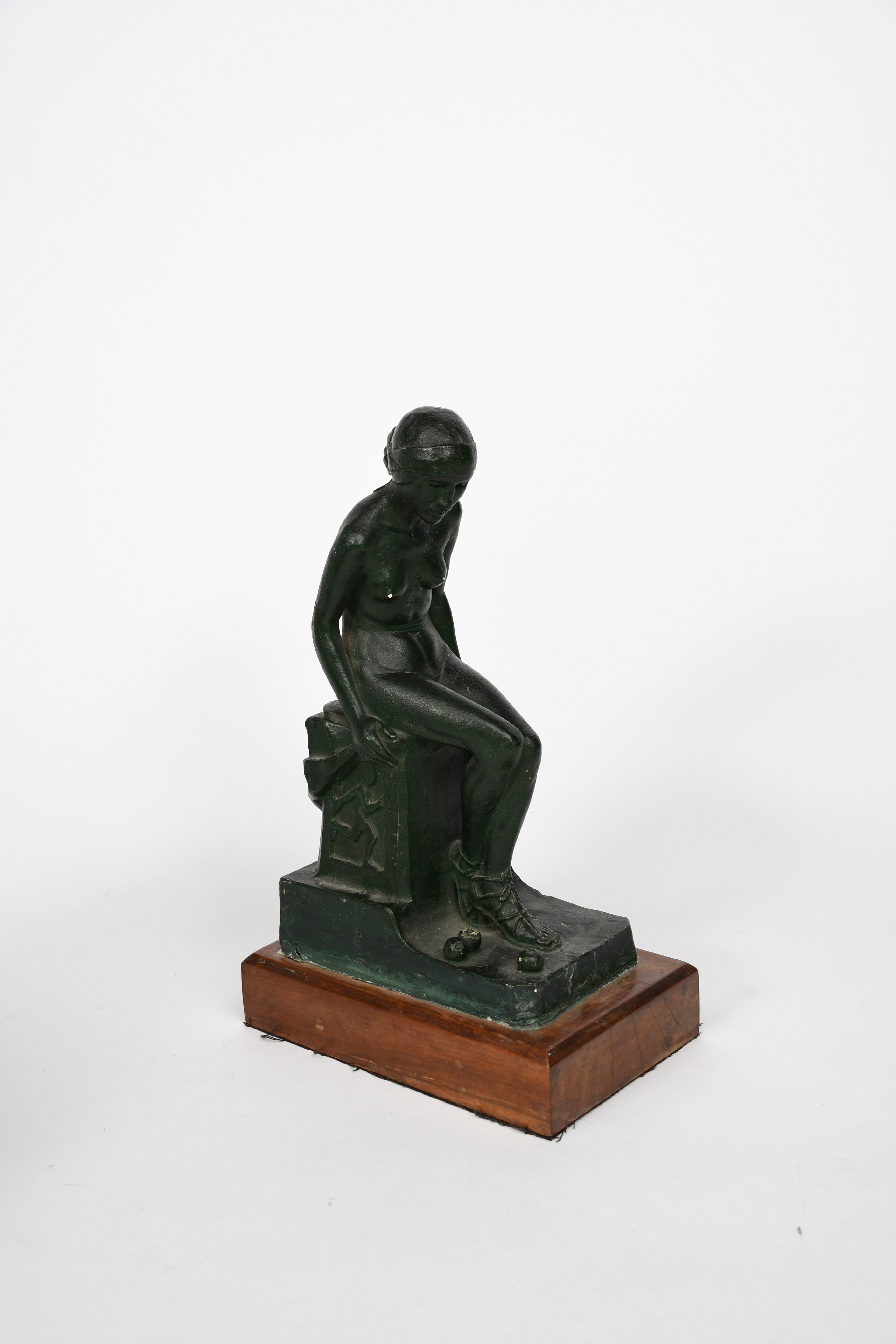 Charles E. Thomas | Seated woman athlete | MutualArt