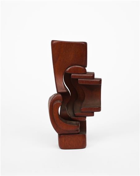 Brian Willsher | carved wood abstract sculpture (1986) | MutualArt