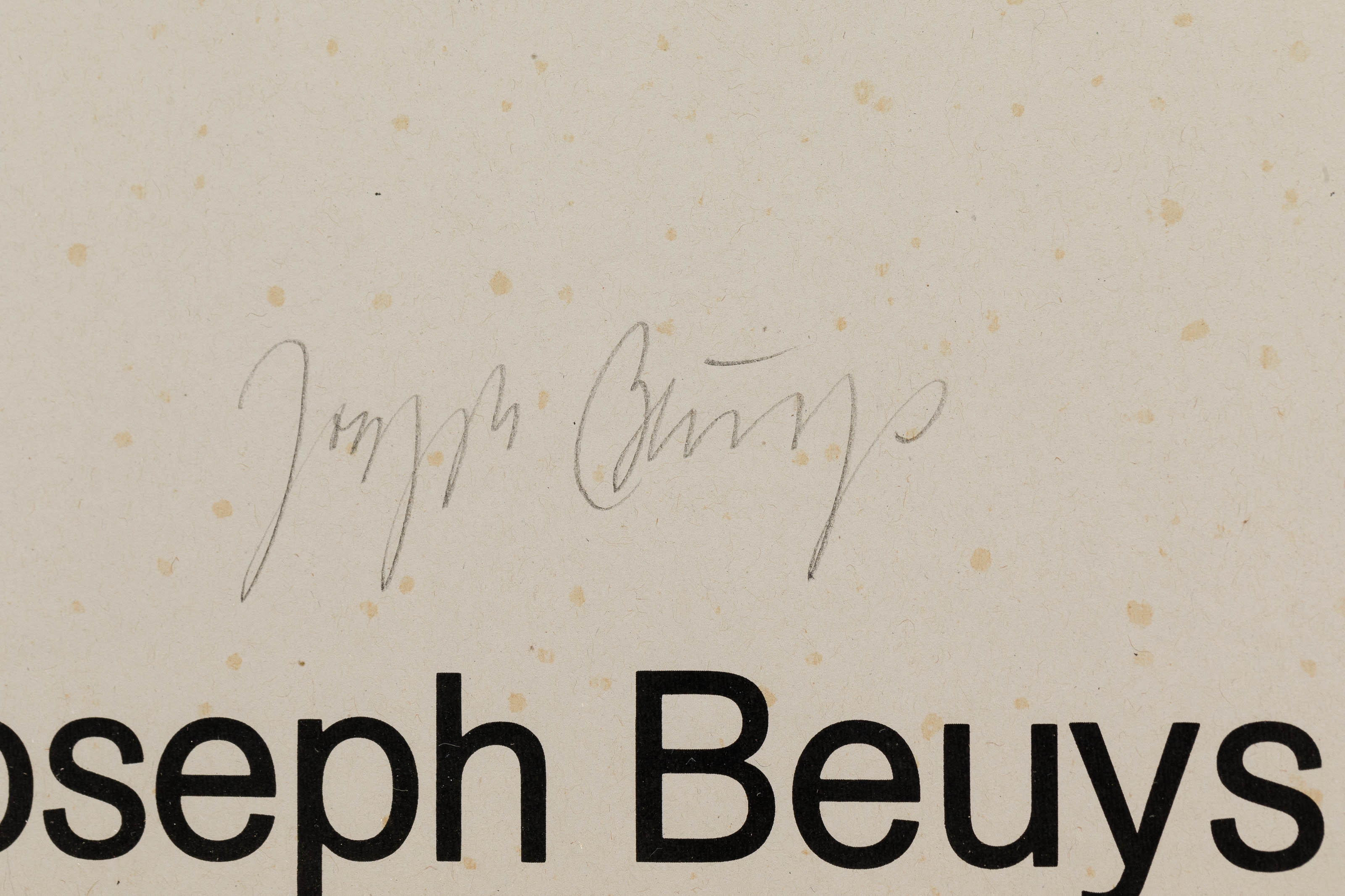 Klaus Staeck | JOSEPH BEUYS (1921-1986) (1985) | MutualArt