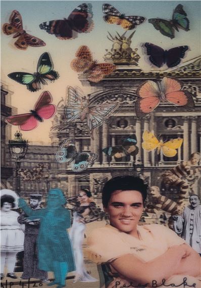Peter Blake | Elvis In Paris (2019) | MutualArt