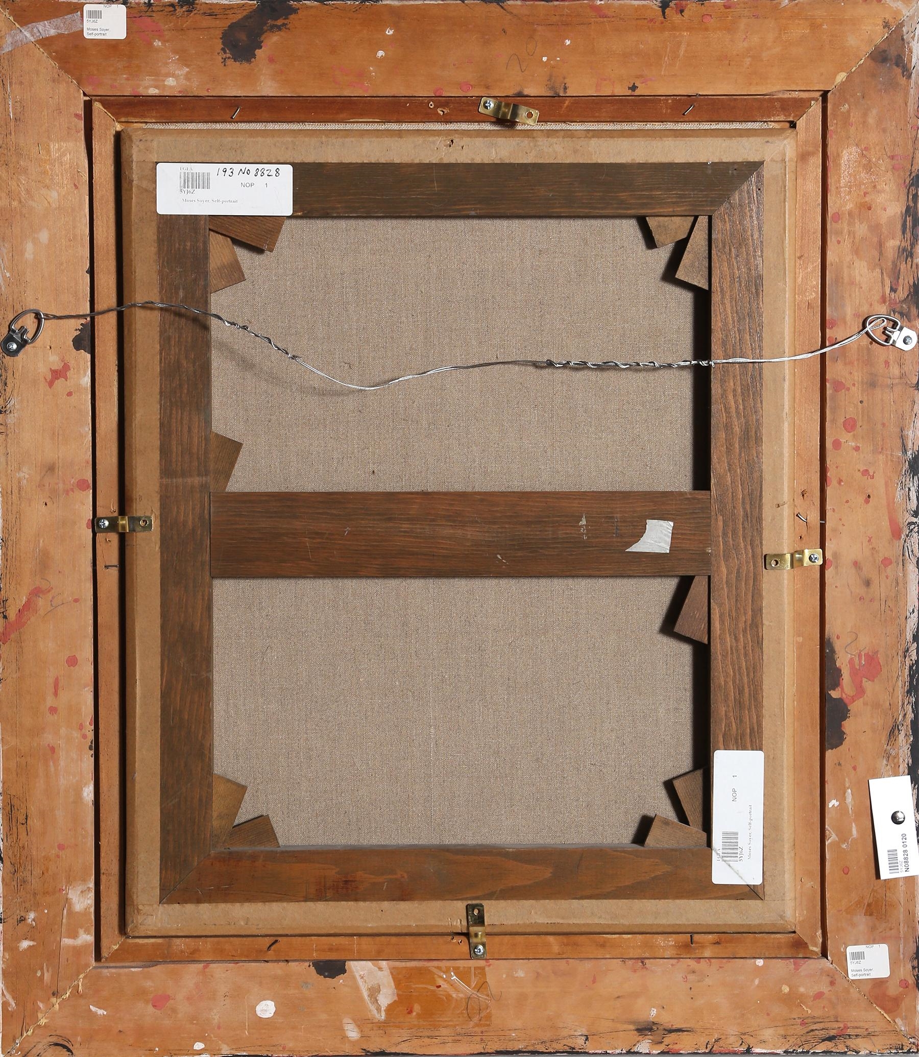 Moses Soyer | Self-Portrait in Studio (Circa 1960) | MutualArt