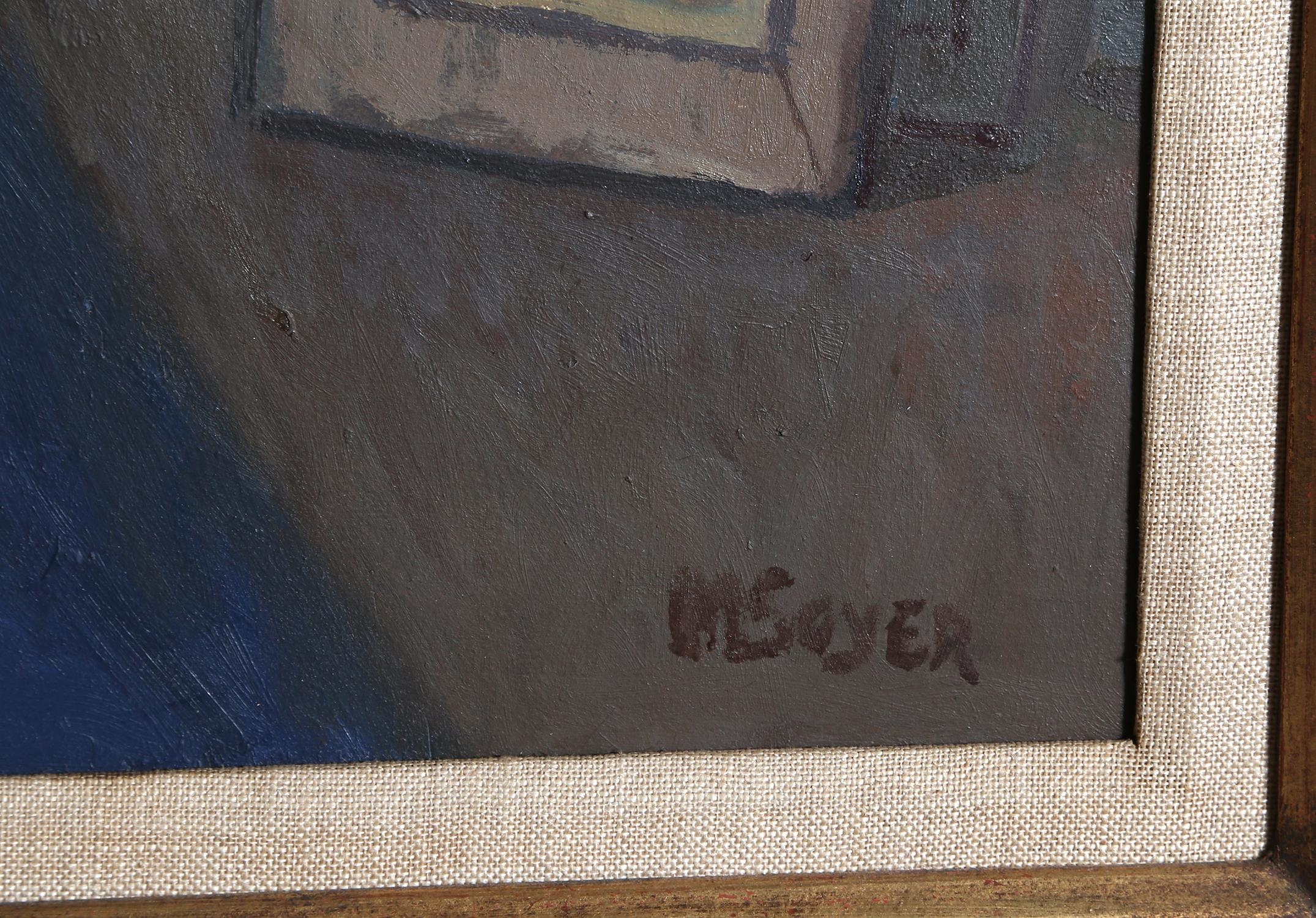 Moses Soyer | Self-Portrait in Studio (Circa 1960) | MutualArt