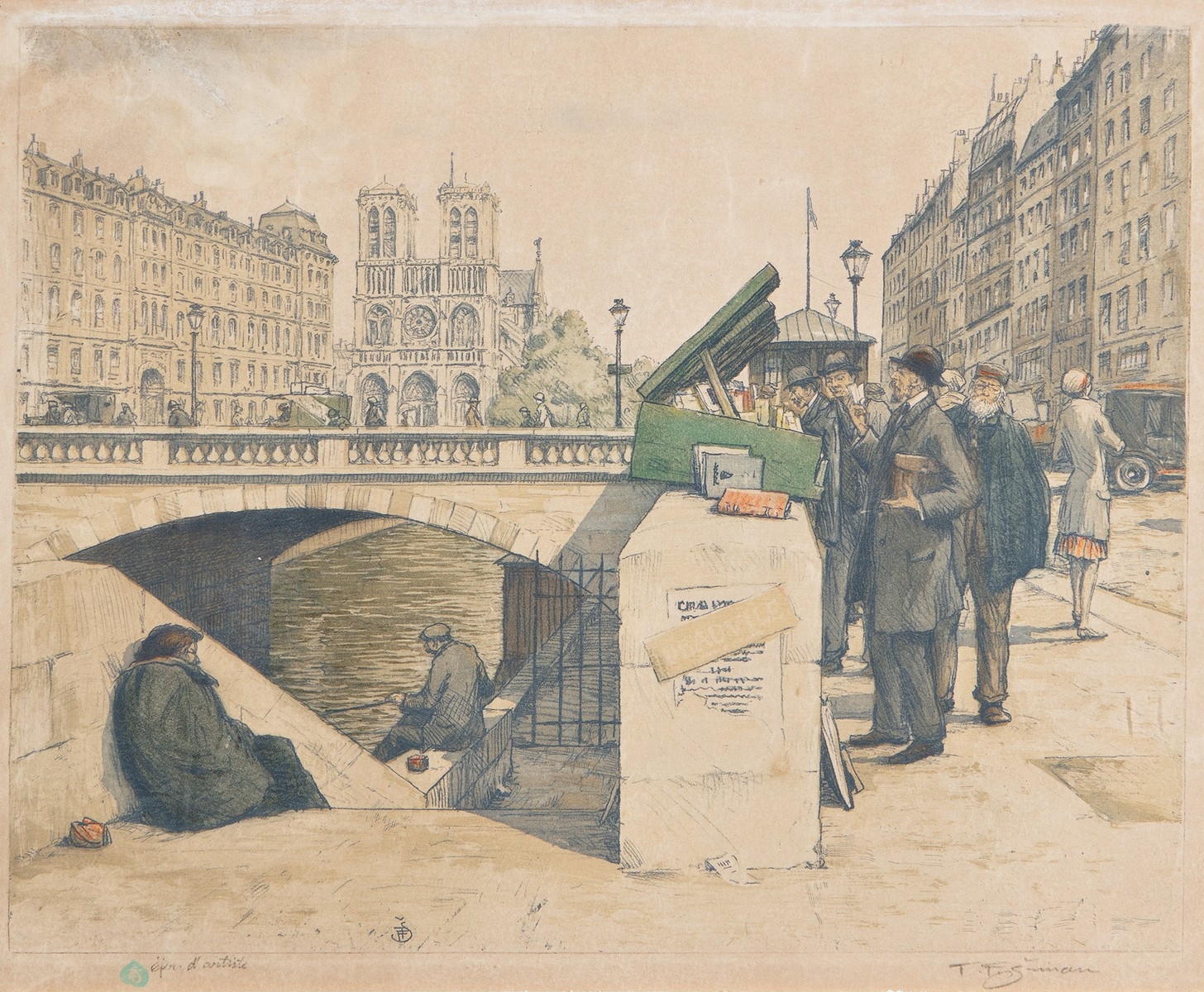 Tavik F. Simon | Pont St. Michel (1927) | MutualArt