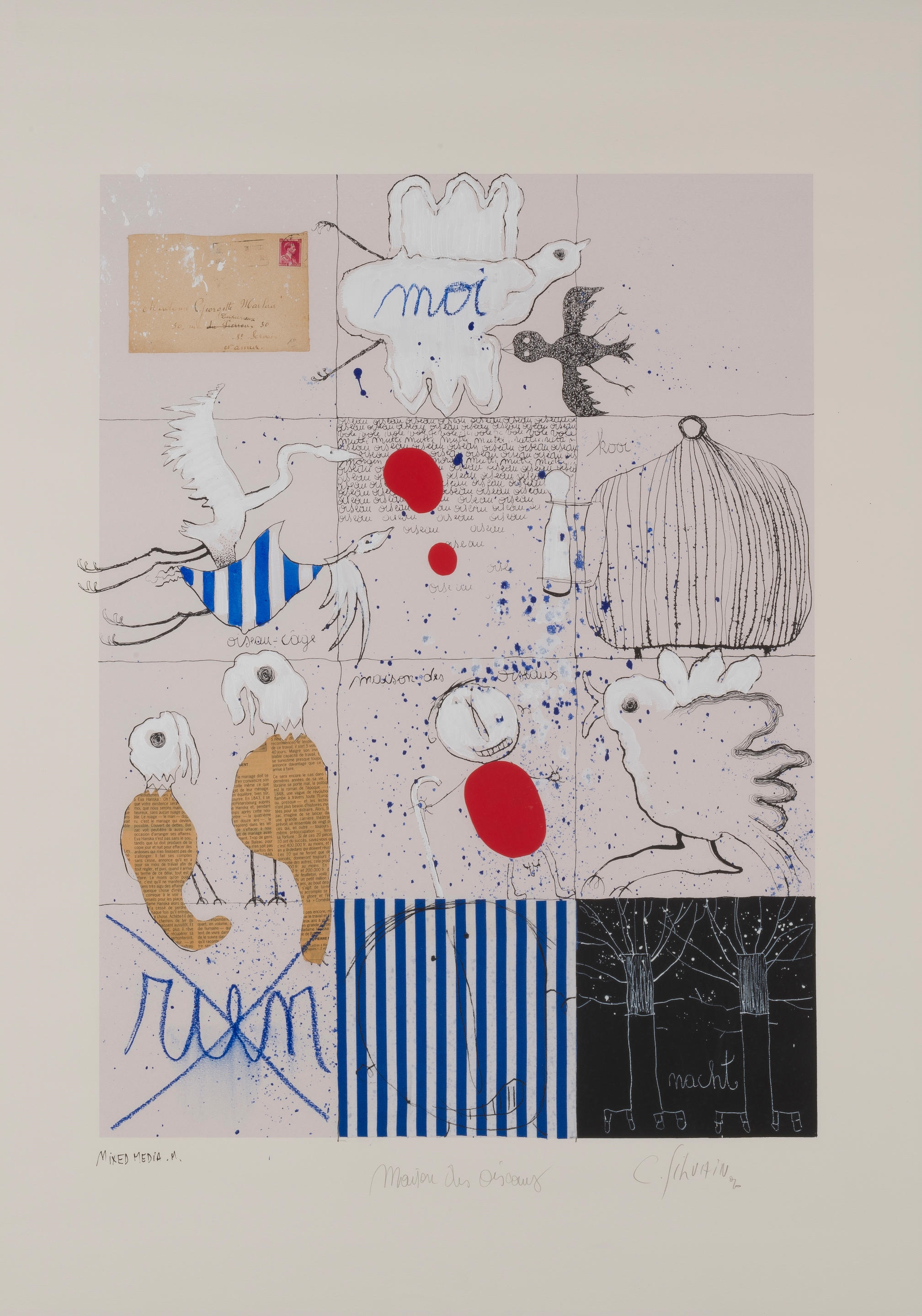Christian Silvain | Maison des oiseaux (1990) | MutualArt