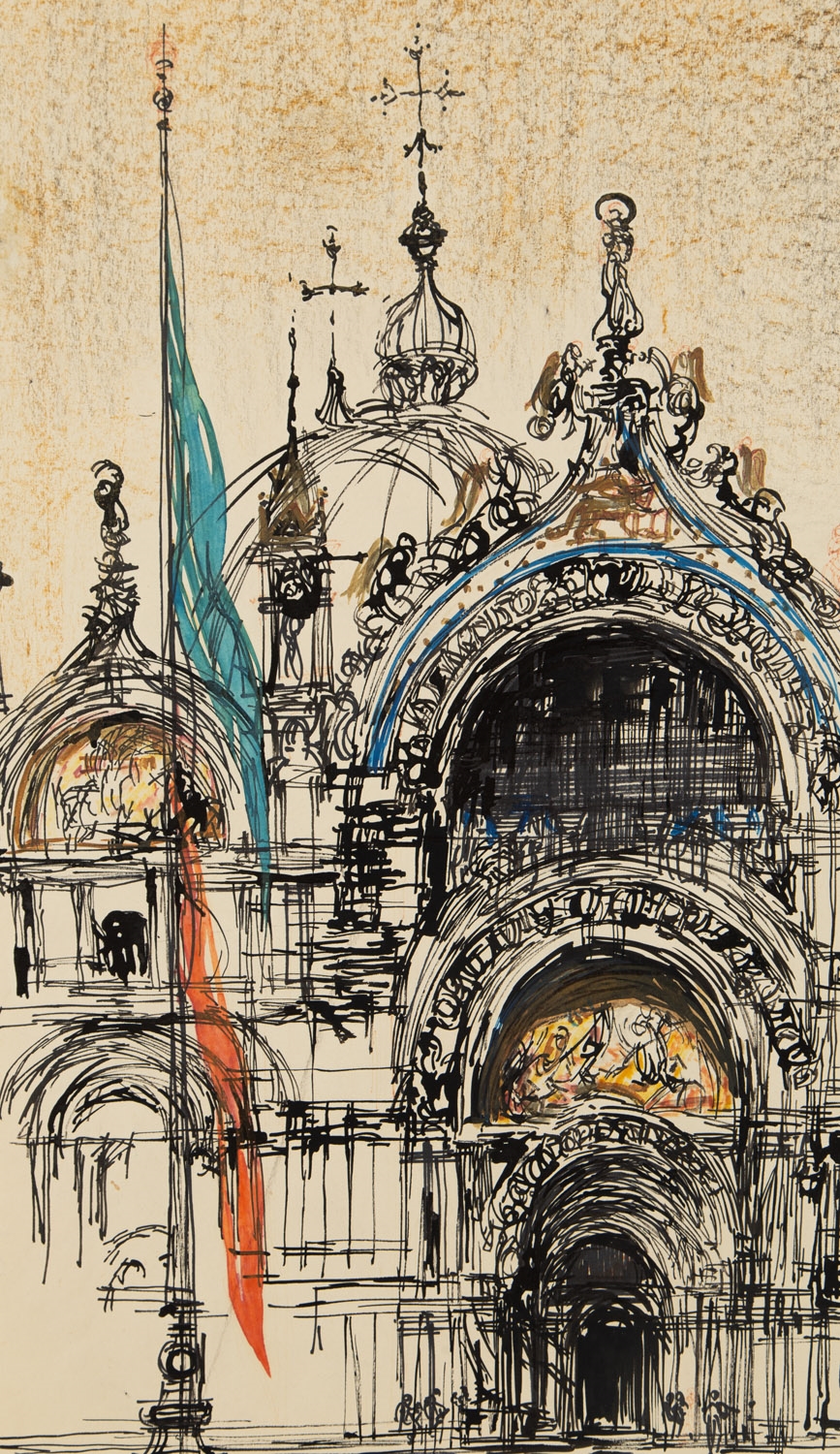 Henryk Dabrowski | Basilica di San Marco in Venice (1989) | MutualArt