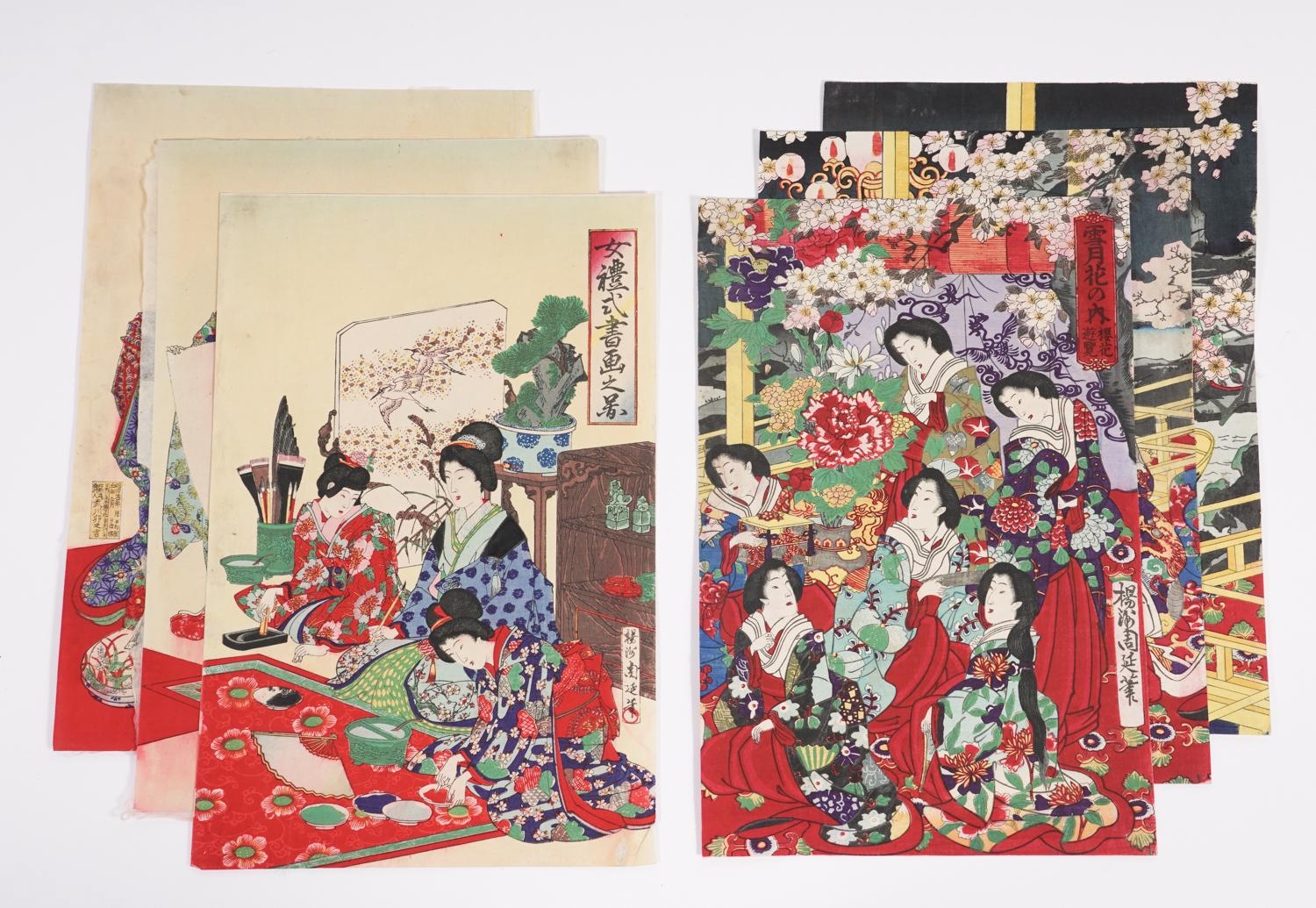 Toyohara Chikanobu | Triptychs | MutualArt