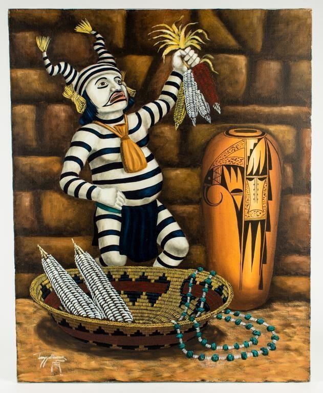 Jimmy Yellowhair | Hopi Clown (1978) | MutualArt