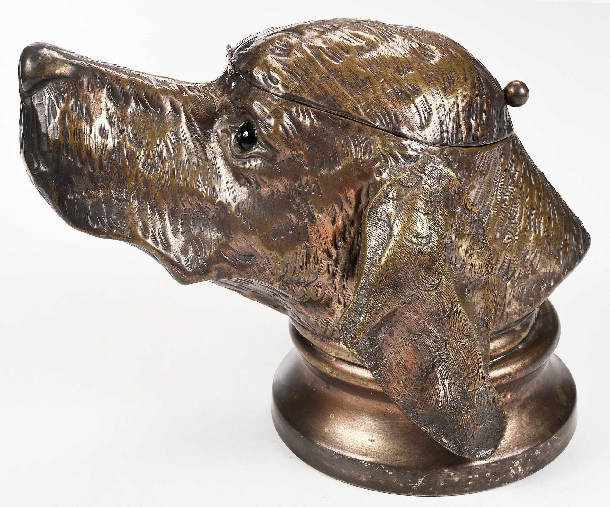 Franco Lapini | Dog Head Form Ice Bucket (20th Century) | MutualArt
