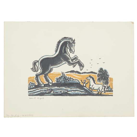 Valenti Angelo | ORIGINAL VALENTI ANGELO ILLUSTRATIONS FOR THE RED PONY ...
