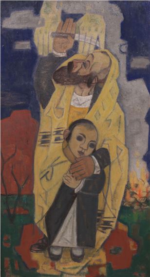 Arthur Kolnik | Abraham stopped by the hand of God | MutualArt