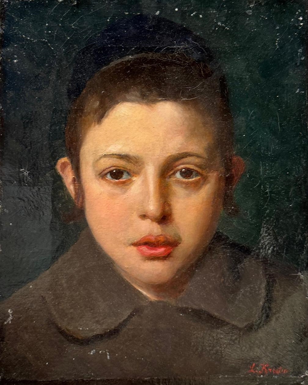Lazar Krestin | Portrait of a young boy | MutualArt