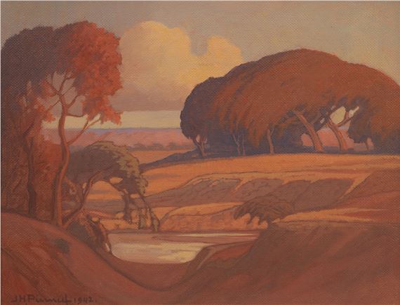 Jacob Hendrik Pierneef | ACACIA TREE IN THE LOWVELD (1949) | MutualArt