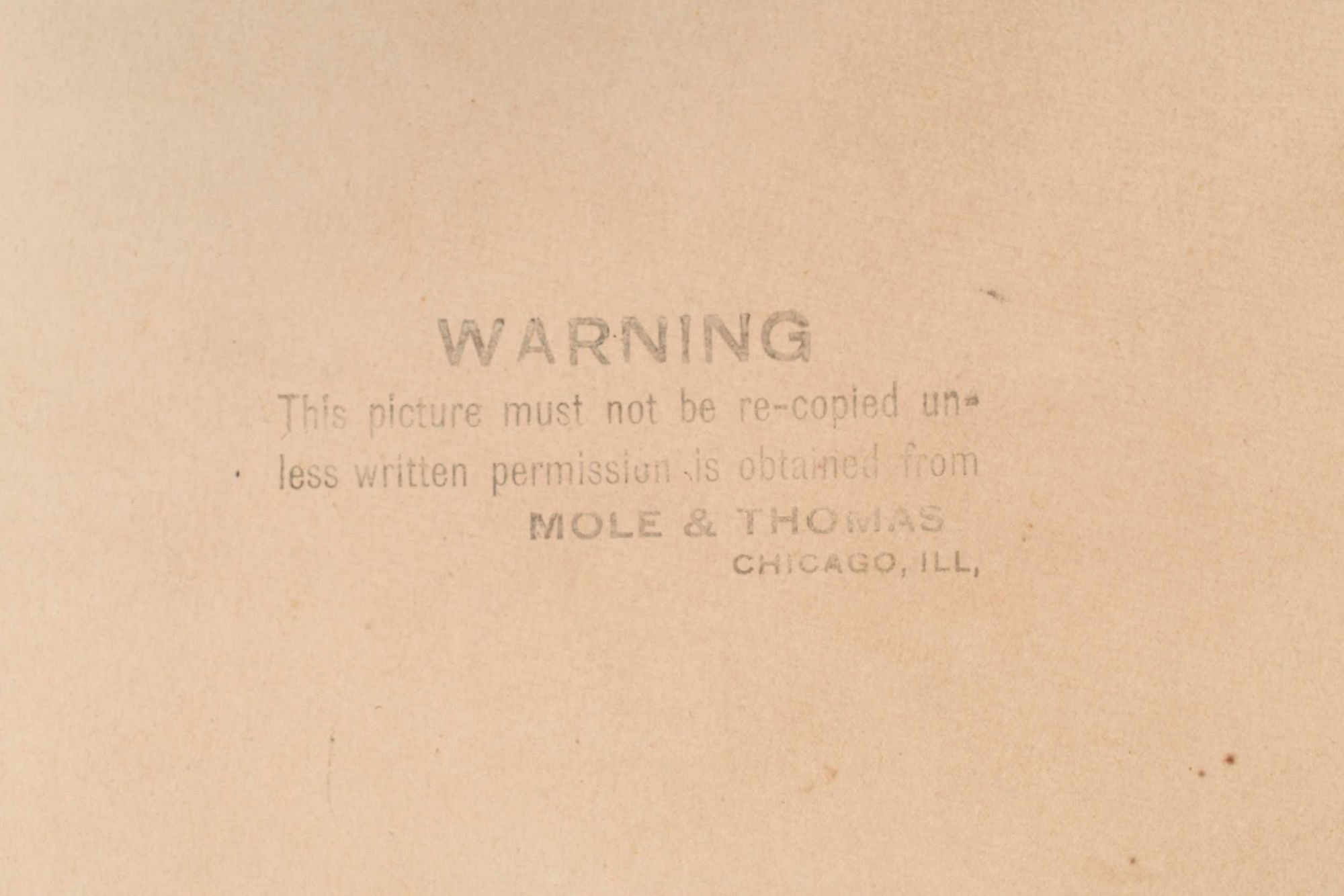 Mole & Thomas | The Human American Eagle (1918) | MutualArt