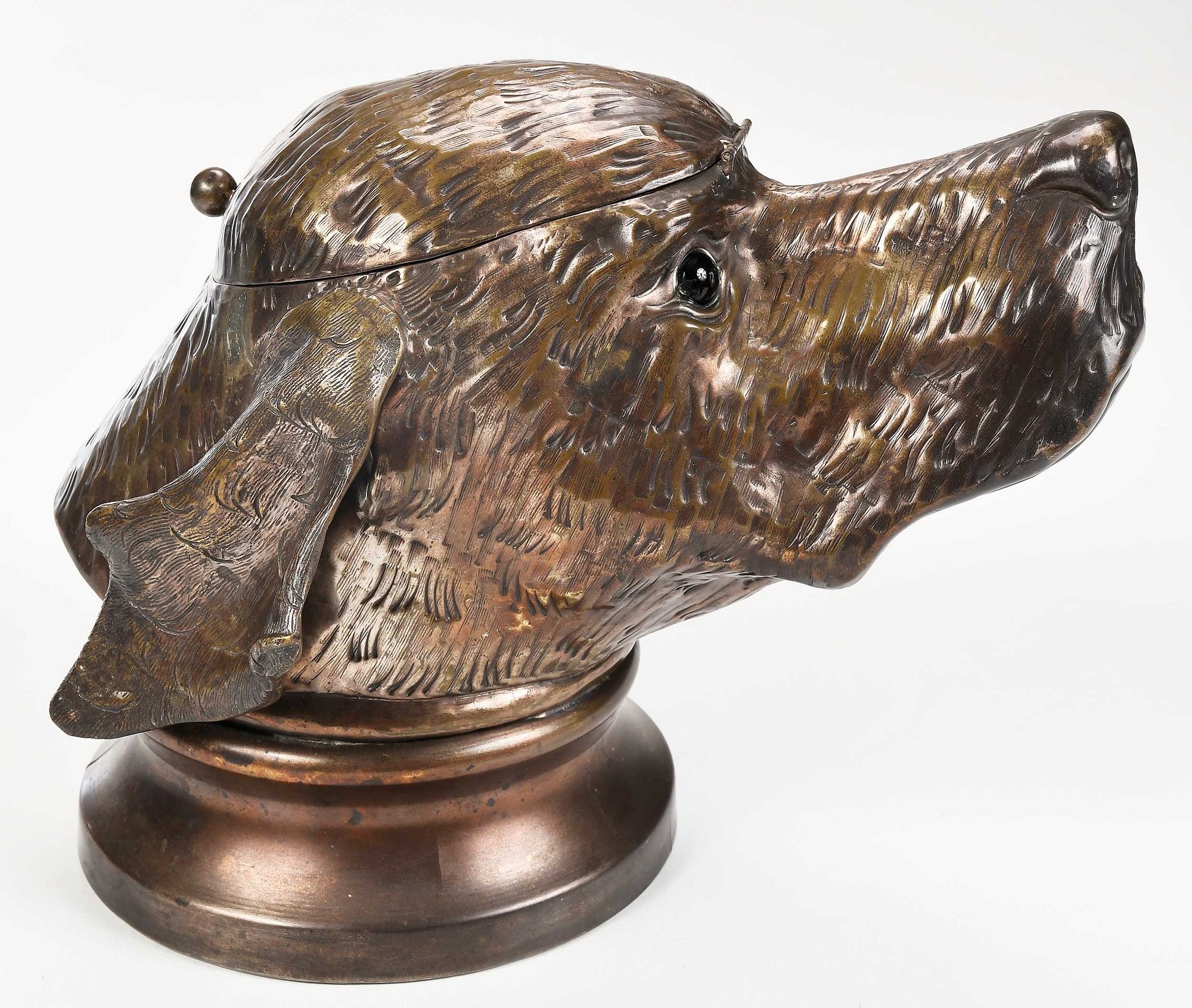 Franco Lapini | Dog Head Form Ice Bucket (20th Century) | MutualArt