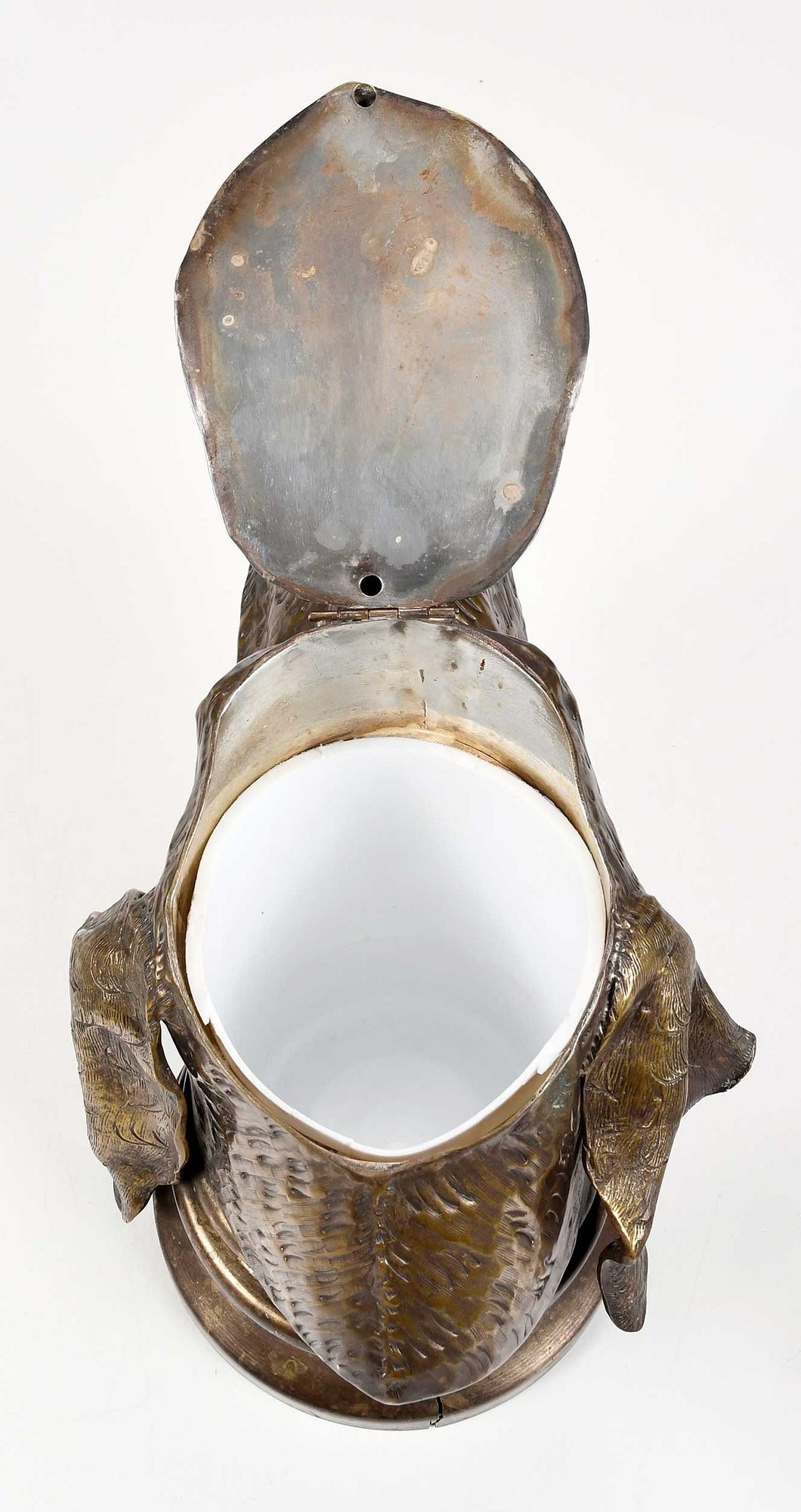 Franco Lapini | Dog Head Form Ice Bucket (20th Century) | MutualArt