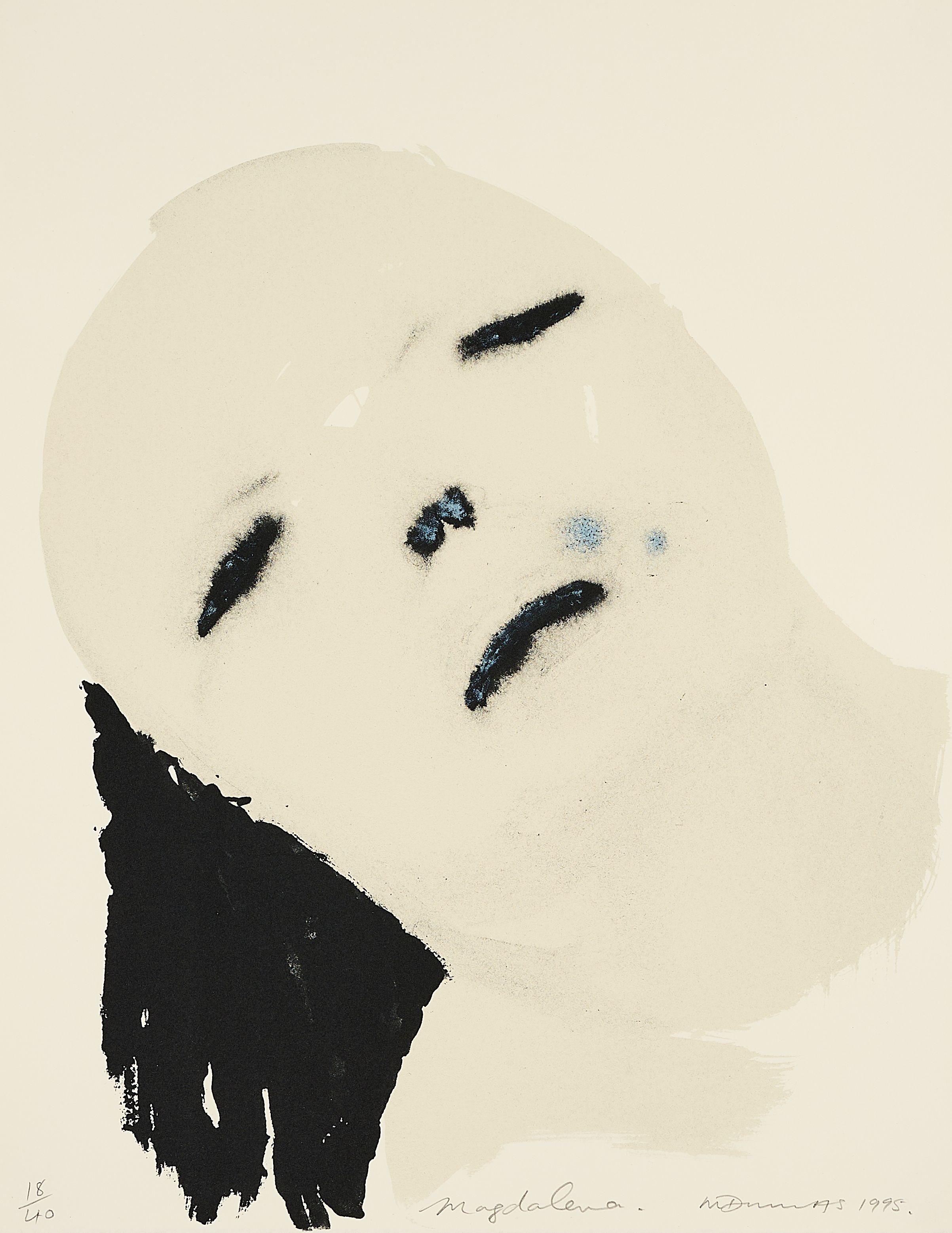 Marlene Dumas | Magdalena. (1995) | MutualArt