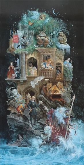 James C. Christensen | Shakespearean Fantasy (Circa 1987) | MutualArt