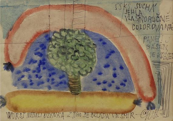 Karel Chaba | Wurst neboli uzenka (1986) | MutualArt