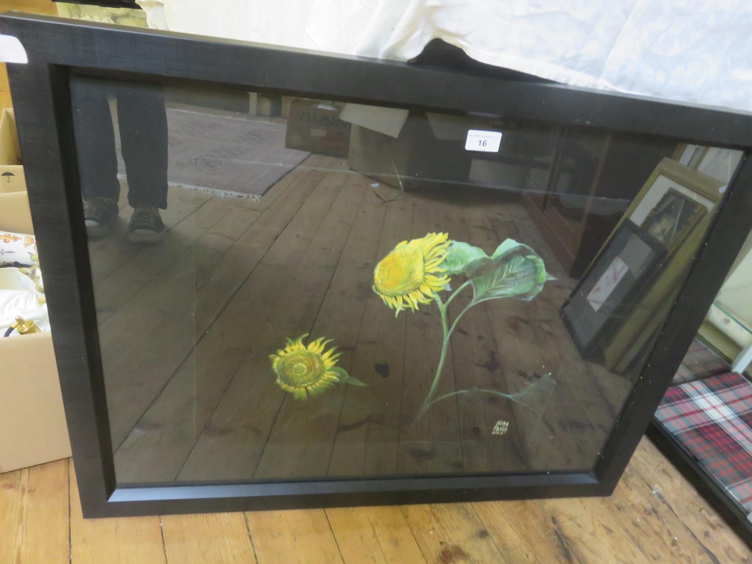 Nora Padar | Sunflowers by Night | MutualArt