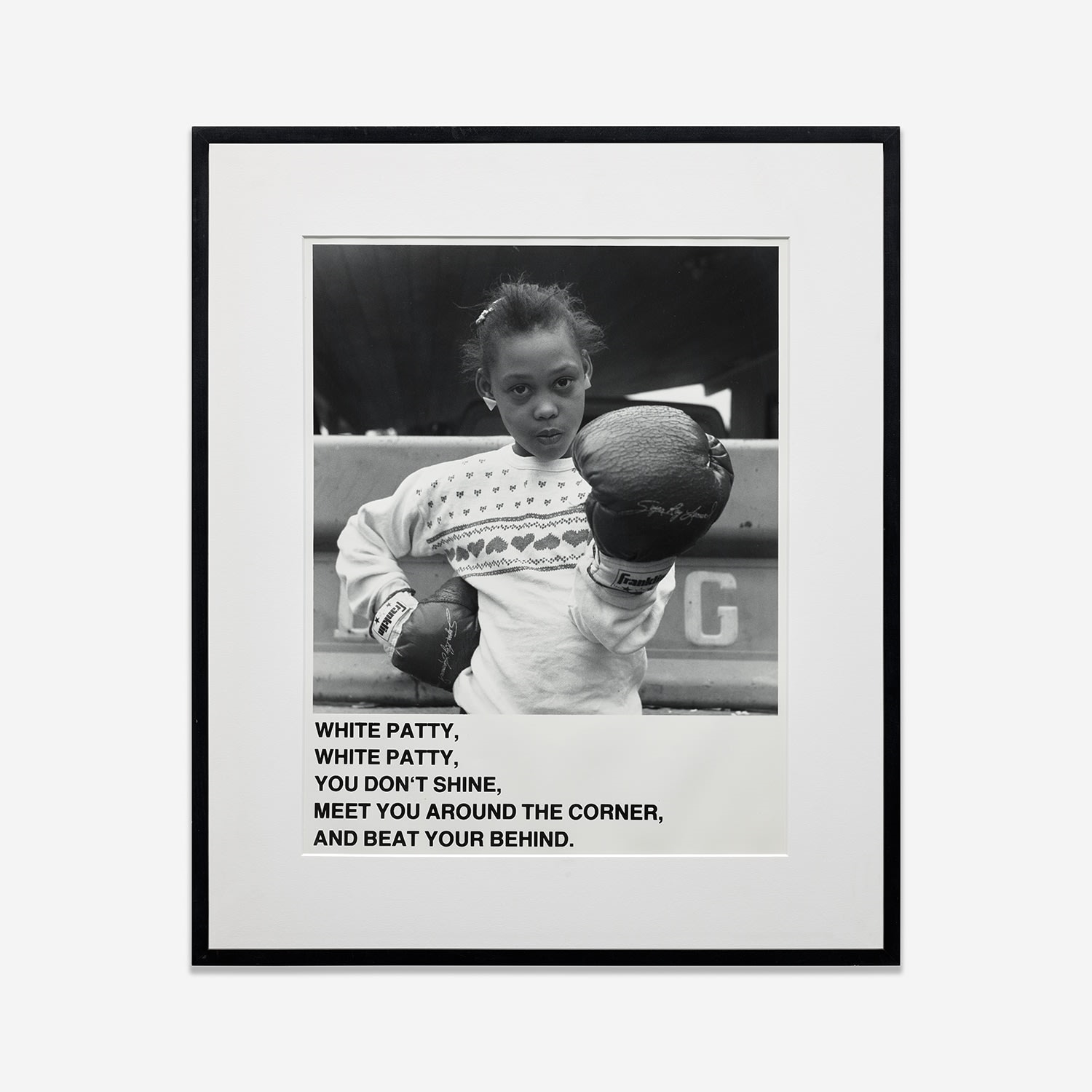 Carrie Mae Weems | White Patty You Don't Shine from Ain't Joking (1987 ...
