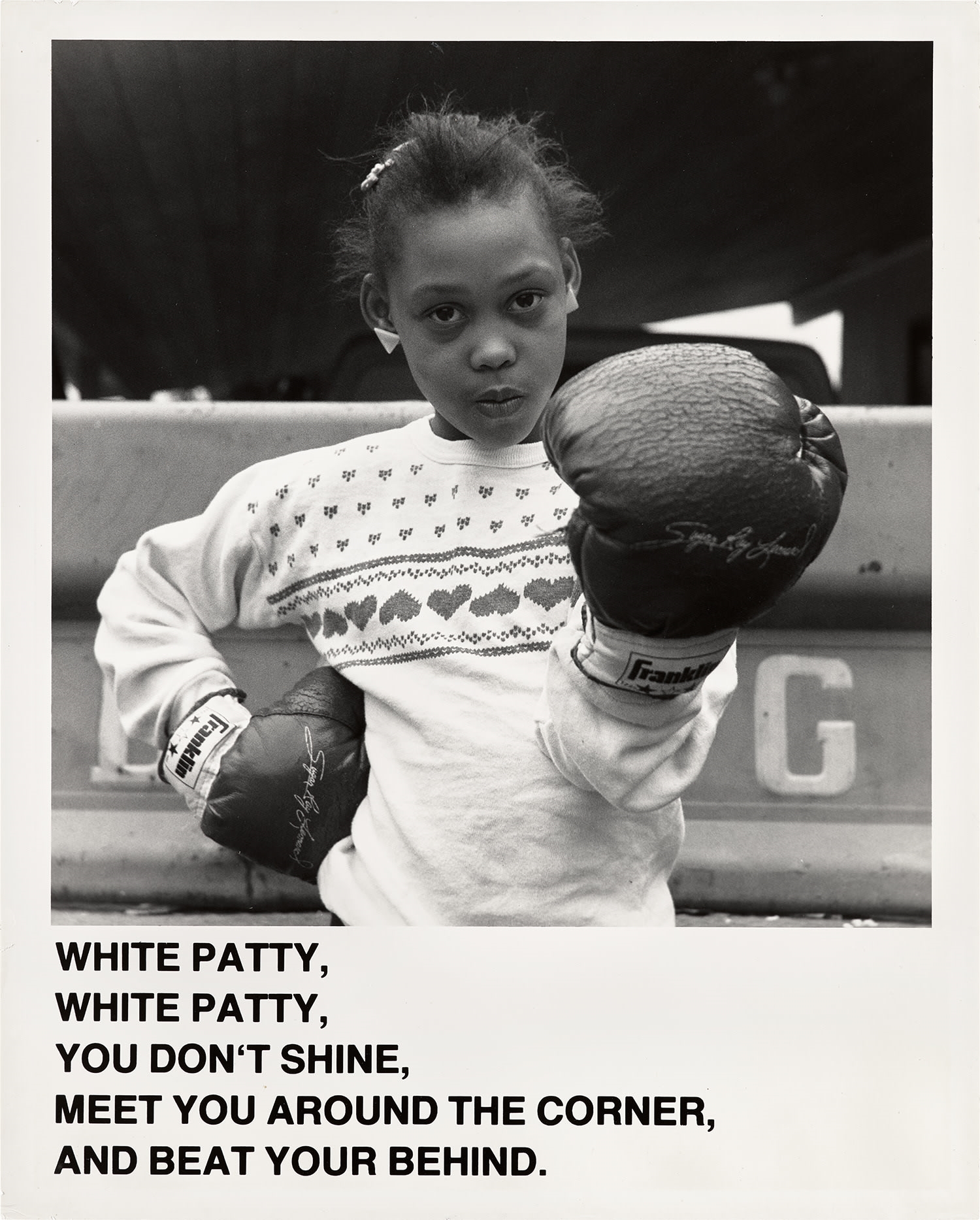Carrie Mae Weems | White Patty You Don't Shine from Ain't Joking (1987 ...