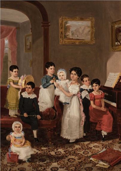 Edward Villiers Rippingille | Family group of children in a drawing ...