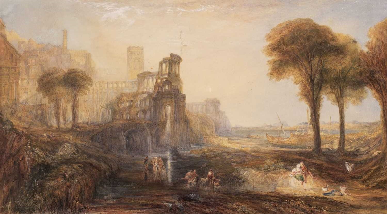 Joseph Mallord William Turner | Caligula's Palace and Bridge (Mid 19th ...