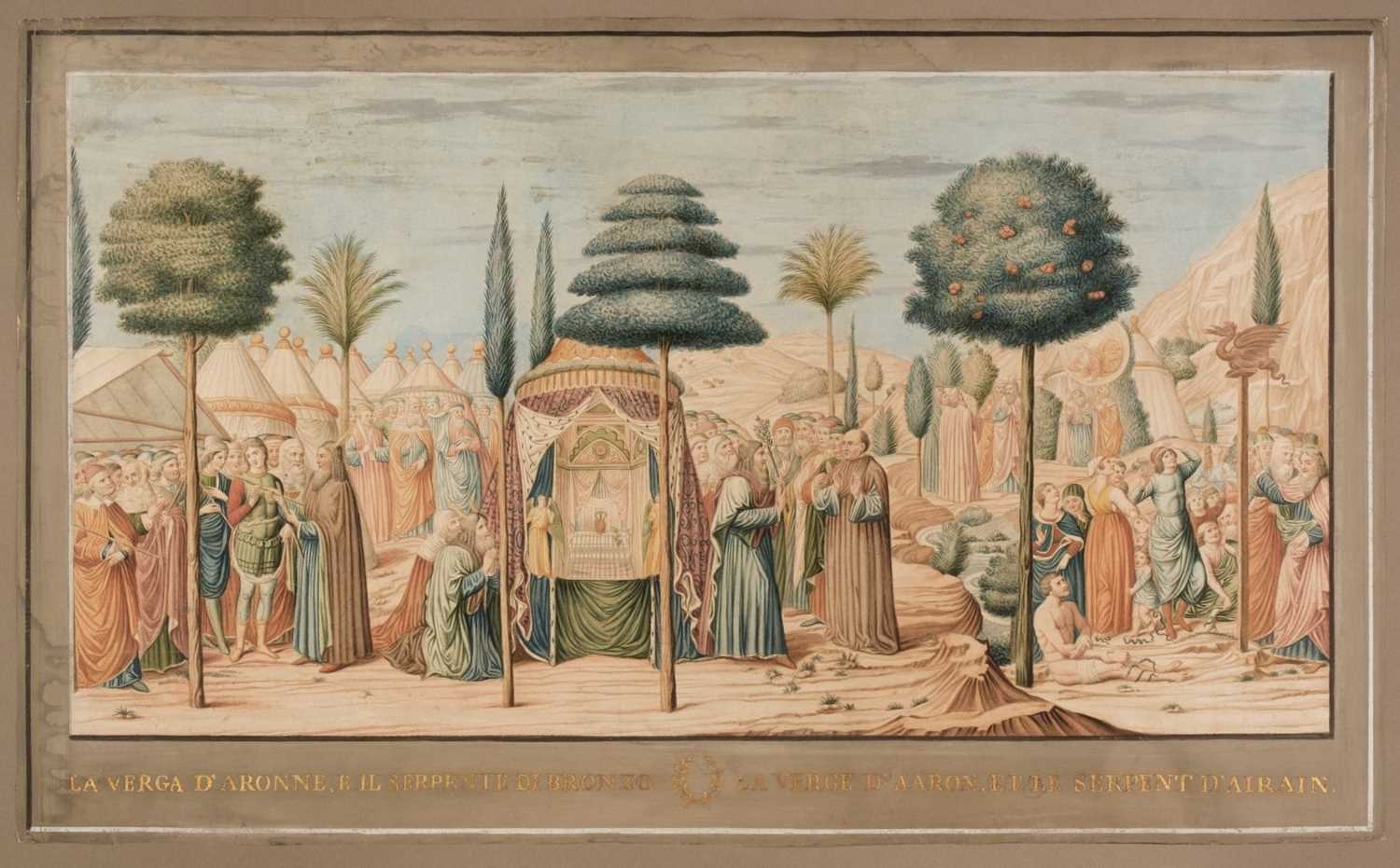 Benozzo Gozzoli | The Rod of Aaron and the Brazen Serpent (1759 ...