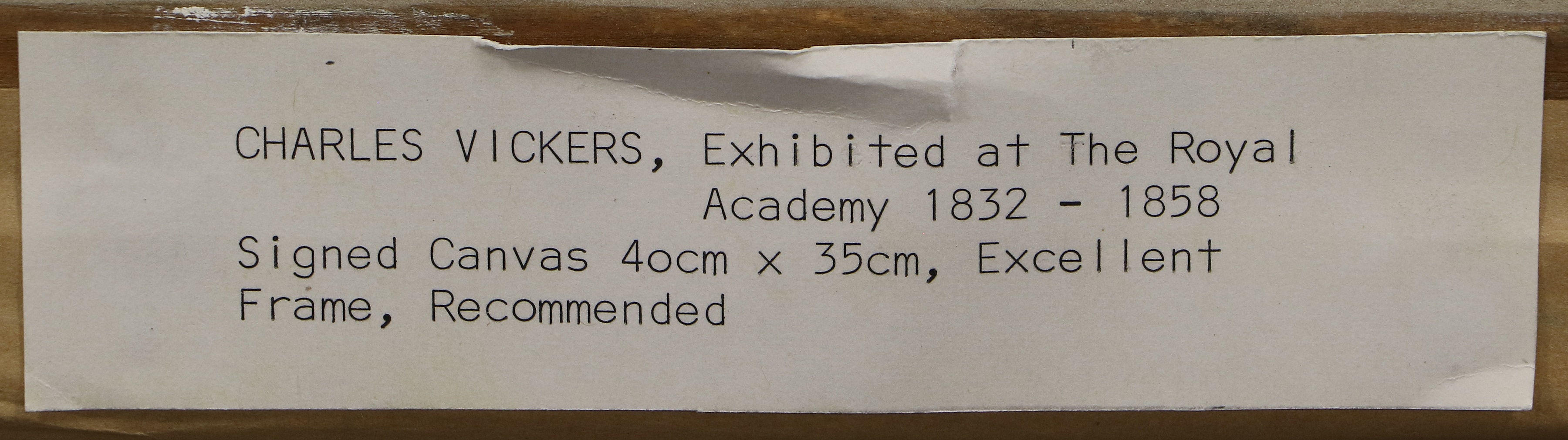 Charles Vickers | Village scene with loaded haycart and figures | MutualArt