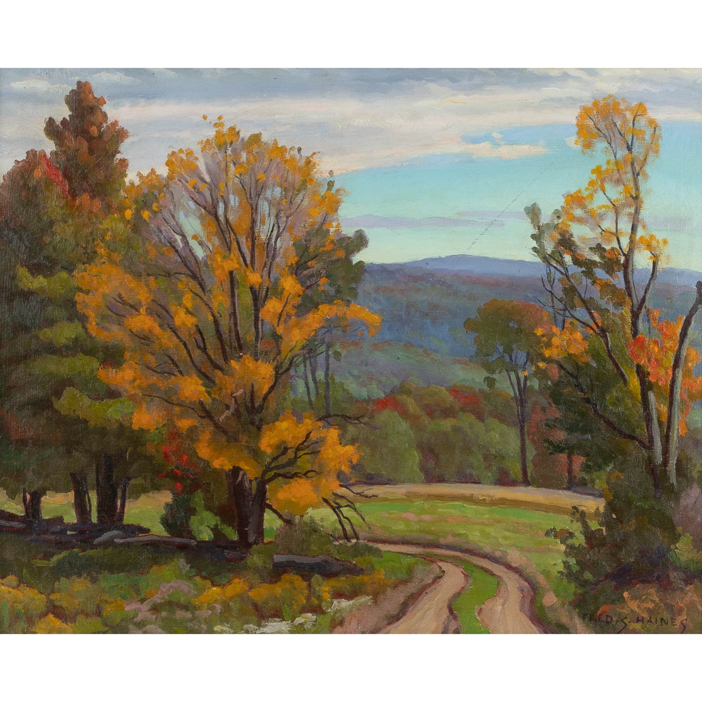 Frederick S. Haines | TURN IN THE ROAD | MutualArt