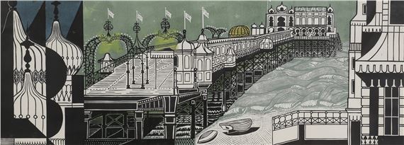 Edward Bawden | Brighton Pier (1903) | MutualArt