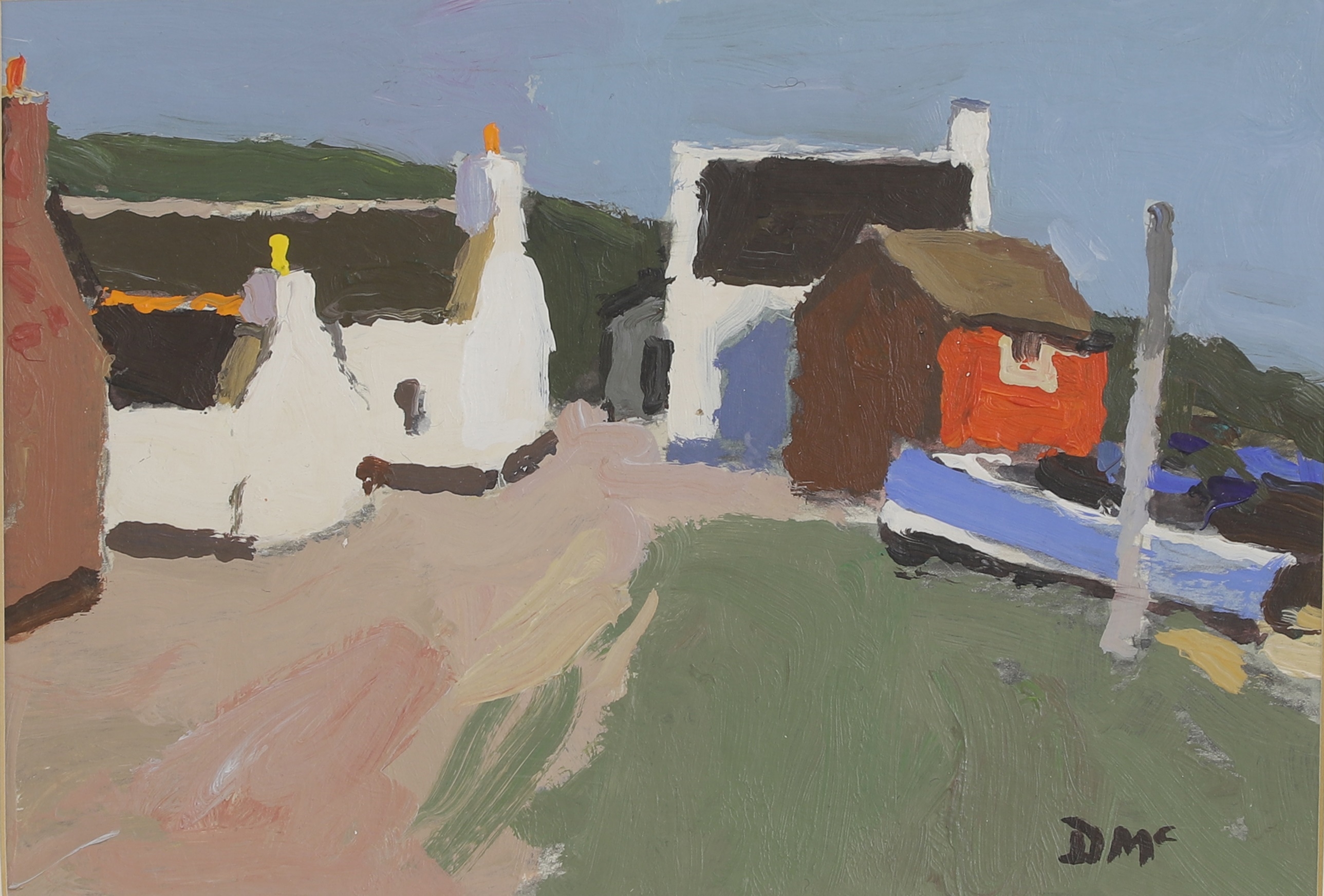Donald McIntyre | Red Shed Sandend (1923) | MutualArt